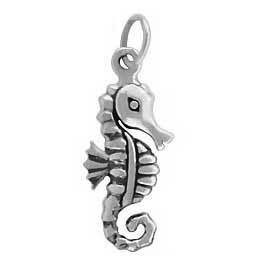 Sterling Silver Seahorse Charm