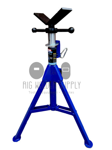 H&M Folding Jack Stand Blue - rigweldersupply.com