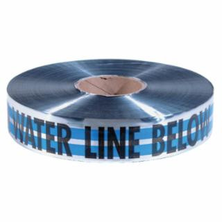 CASE Premium Detectable Warning Tapes, Caution Water Line Below, 2 in ...