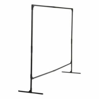 Stur-D-Screen Frame, 6 ft X 6 ft, Steel, Black - rigweldersupply.com