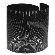 Contour pipe template