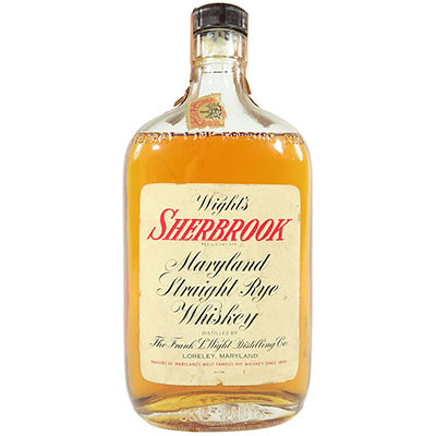 Frank L. Wight Distilling Co. Wight's 5 Years Old Sherbrook Maryland ...