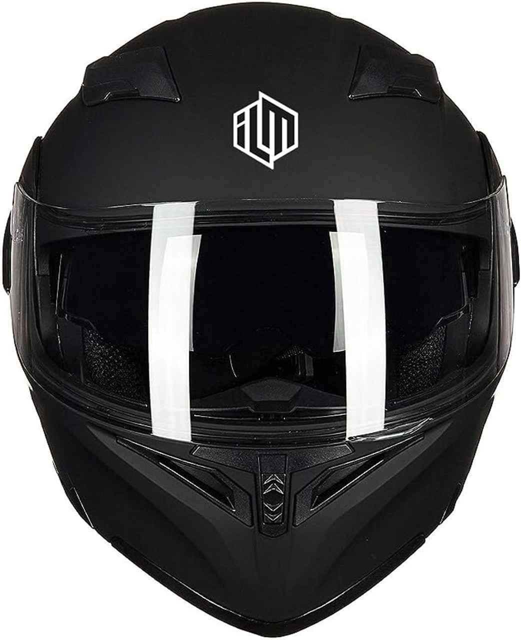 ILM Motorcycle Dual Visor Flip up Modular Full | 360 Powersports