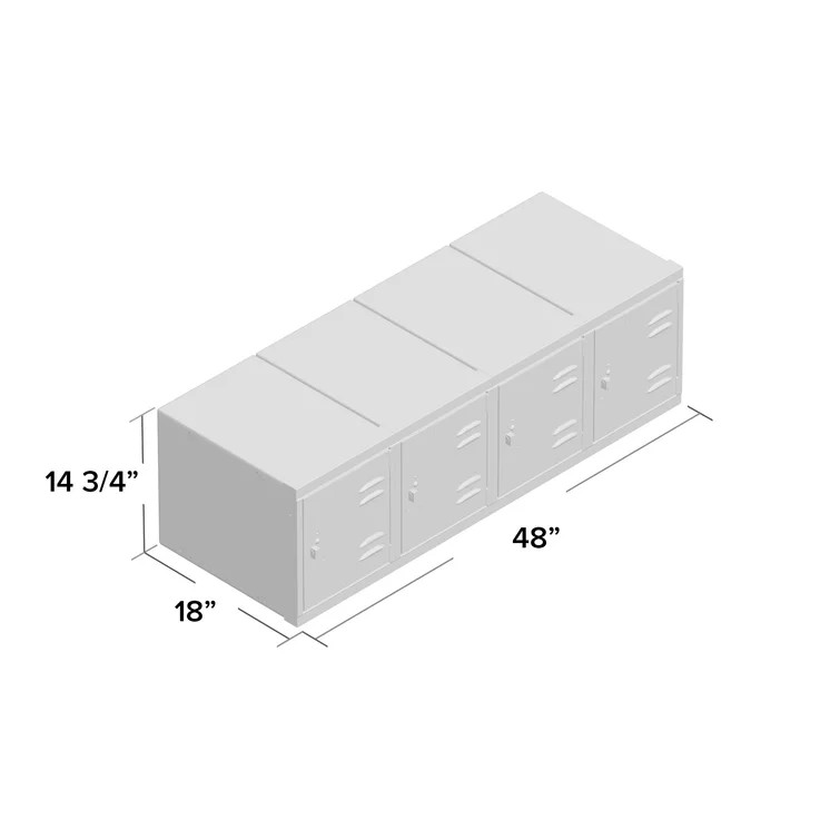 Premium 4 - Tier 4 - Section 48'' Wide Locker - Locker Emporium