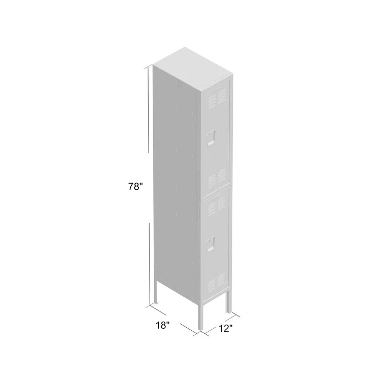 Medsafe 2 - Tier 2 - Section Locker - Locker Emporium
