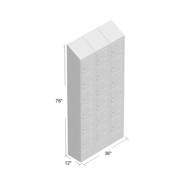 Readybuilt II 36'' Wide Locker - Locker Emporium