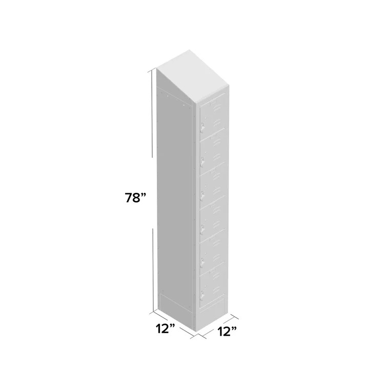 Readybuilt II 6 - Section 12'' Wide Locker - Locker Emporium