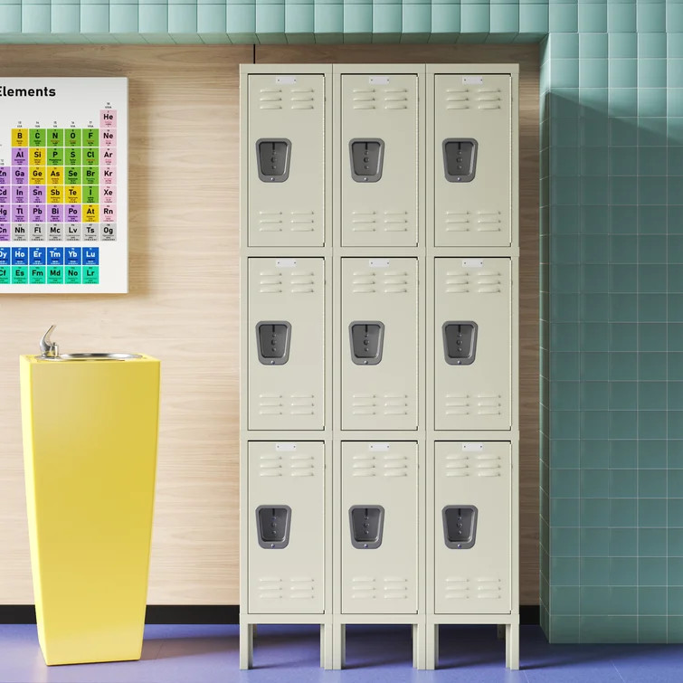 Galvanite 3 - Tier 9 - Section 36'' Wide Locker - Locker Emporium