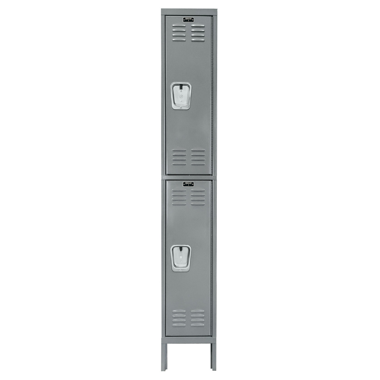 Hallowell® Premium Metal Locker - Double Tier - 1 Wide - 2 Doors ...