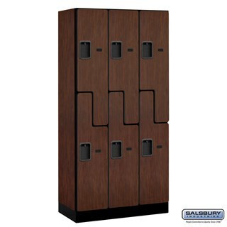 Wood Lockers - Designer Wood Lockers - 12" Wide Designer Wood Lockers ...