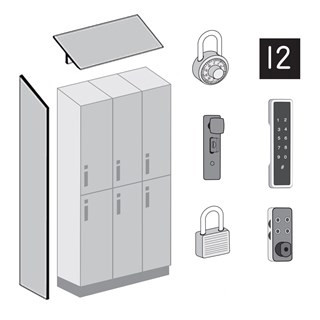 Premier Wood Lockers | Options & Lock Features | Locker Emporium