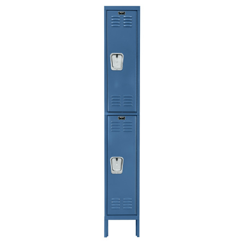 Hallowell® Premium Metal Locker - Double Tier - 1 Wide - 2 Doors ...