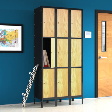 Hybrid 3 - Tier 9 - Section 36'' Wide Locker - Locker Emporium
