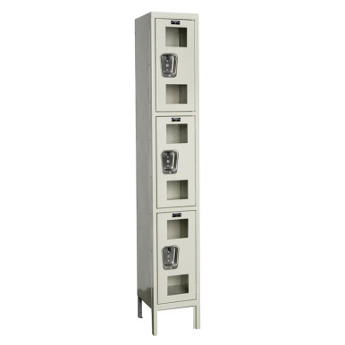 Safety-View 3 -- Tier 3 - Section 12'' Wide Locker - Locker Emporium