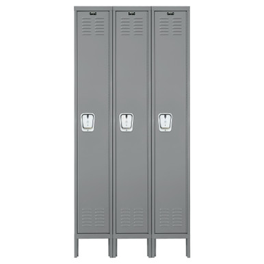 Hallowell® Premium Metal Locker – 1-Tier 3 Door - Locker Emporium