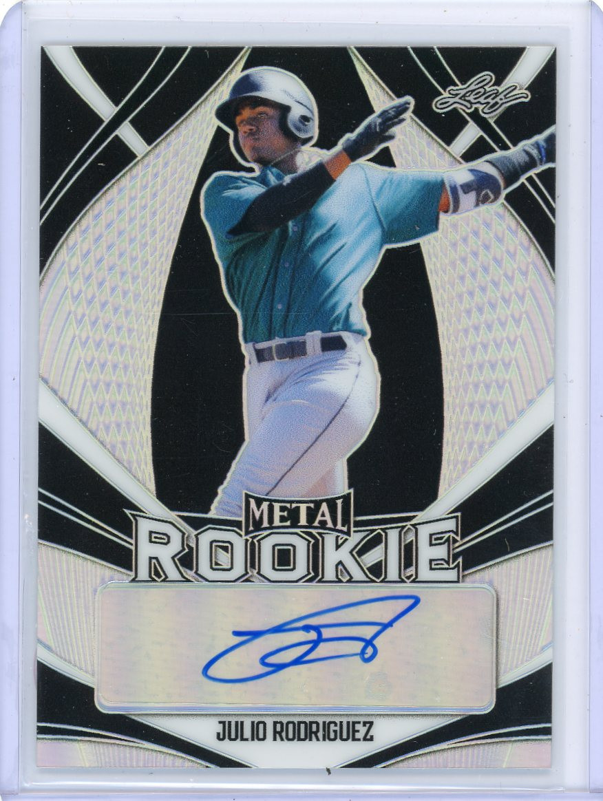 2020 Leaf Metal Rookie Julio Rodriguez Autograph 8/10 - Capitol Mint