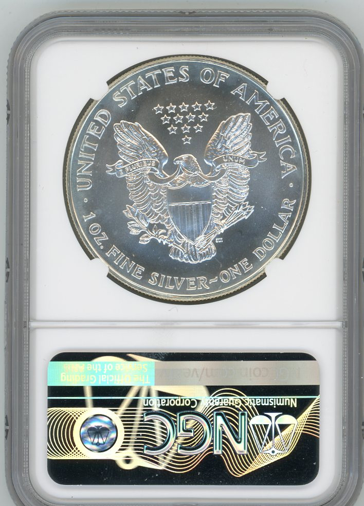 1994 ASE MS69 NGC Mint Error Minor Obv Struck Thru M. Castle - Capitol Mint