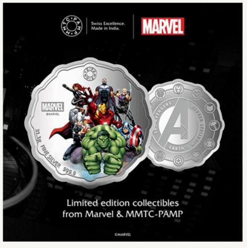 Marvel Avengers 1oz Silver Medal - Capitol Mint