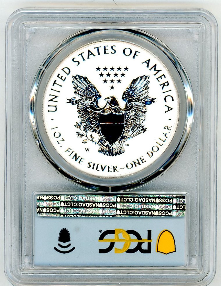 2021-W Rev. Proof ASE PR70 PCGS Type 1 Designer Edition flag First Day ...
