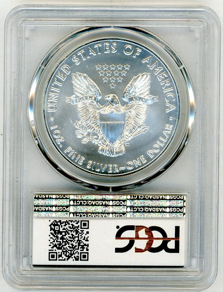 2019 ASE MS70 PCGS PREMIER label - Capitol Mint