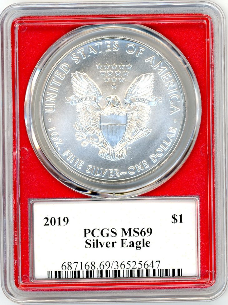 2019 ASE MS69 PCGS History In Your Hands Trump label red core - Capitol ...