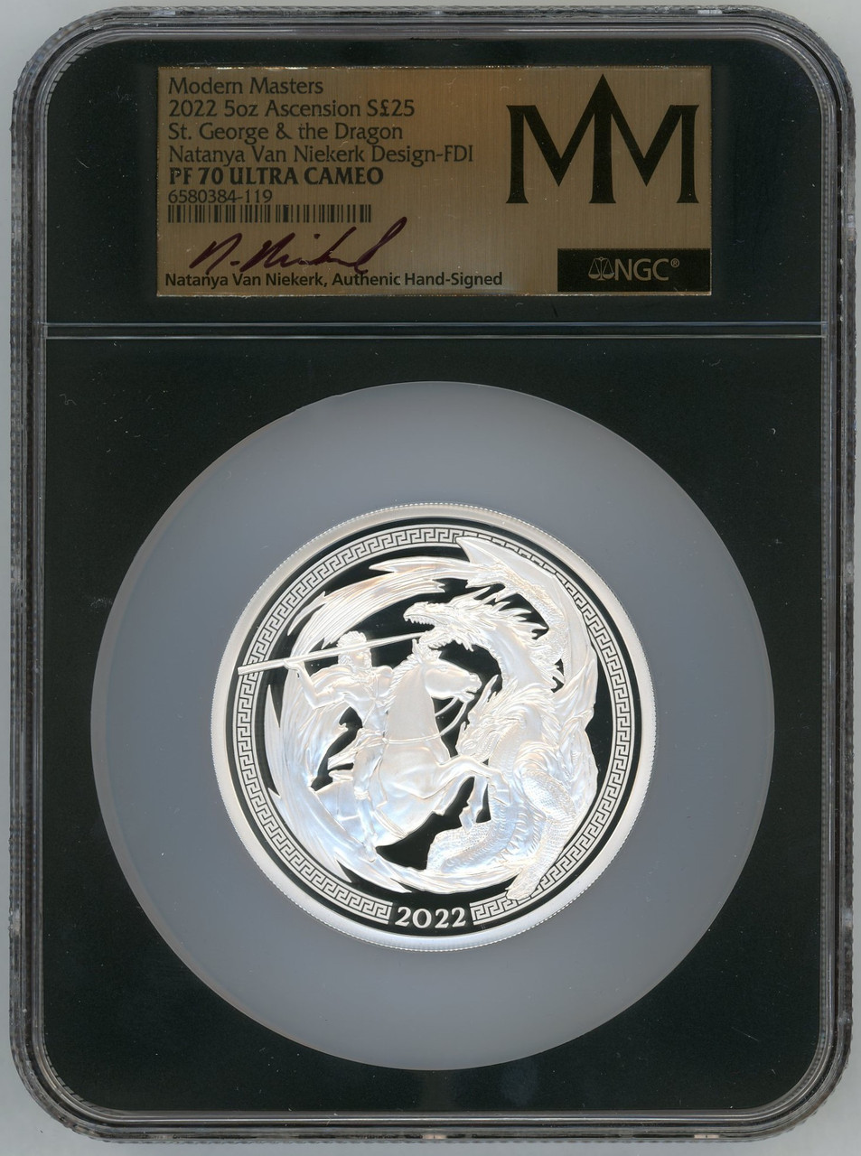 2022 3-Coin Set Ascension Island St. George & the Dragon PF70 NGC Ultra ...