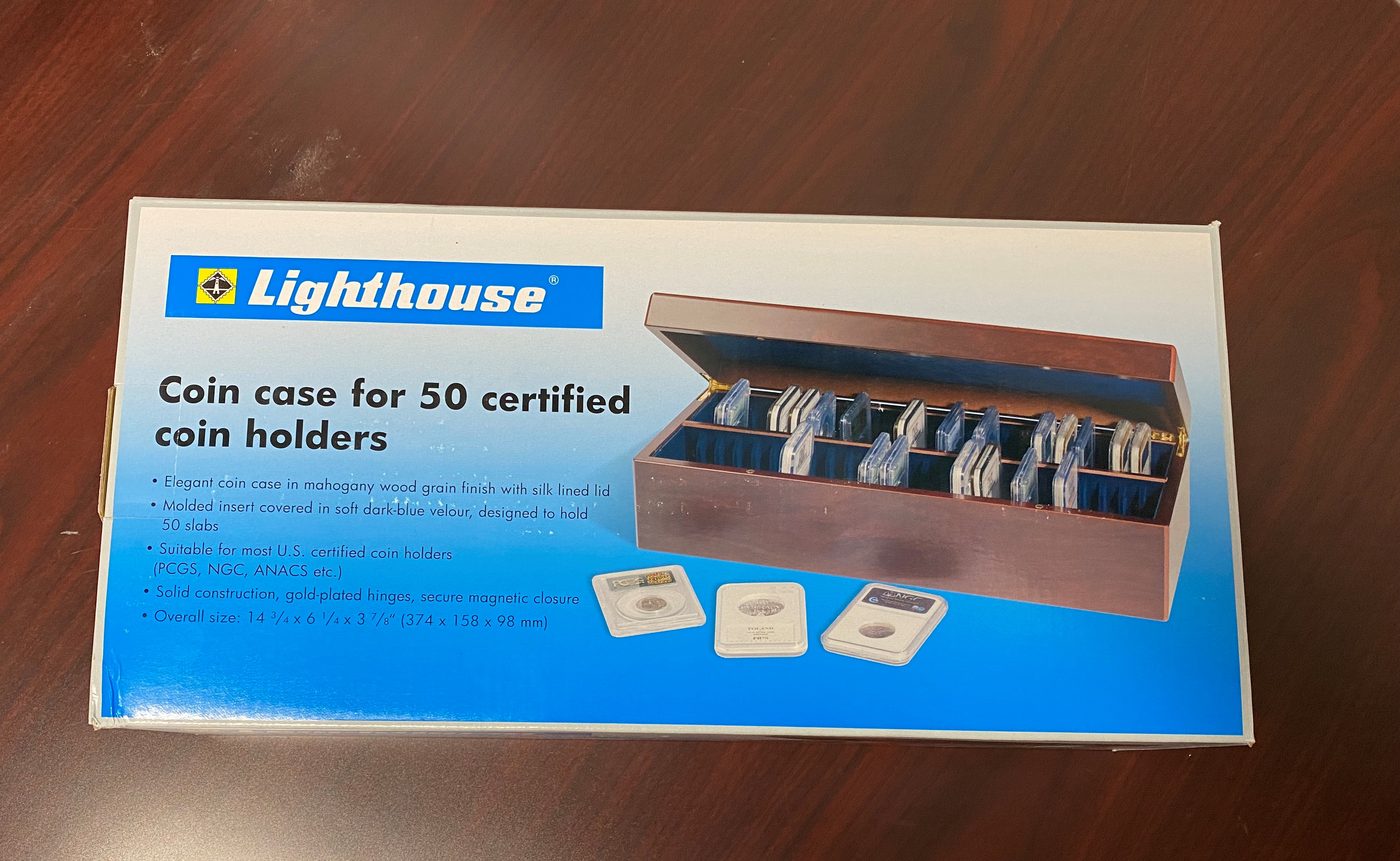 50-Coin Wood Box - Capitol Mint