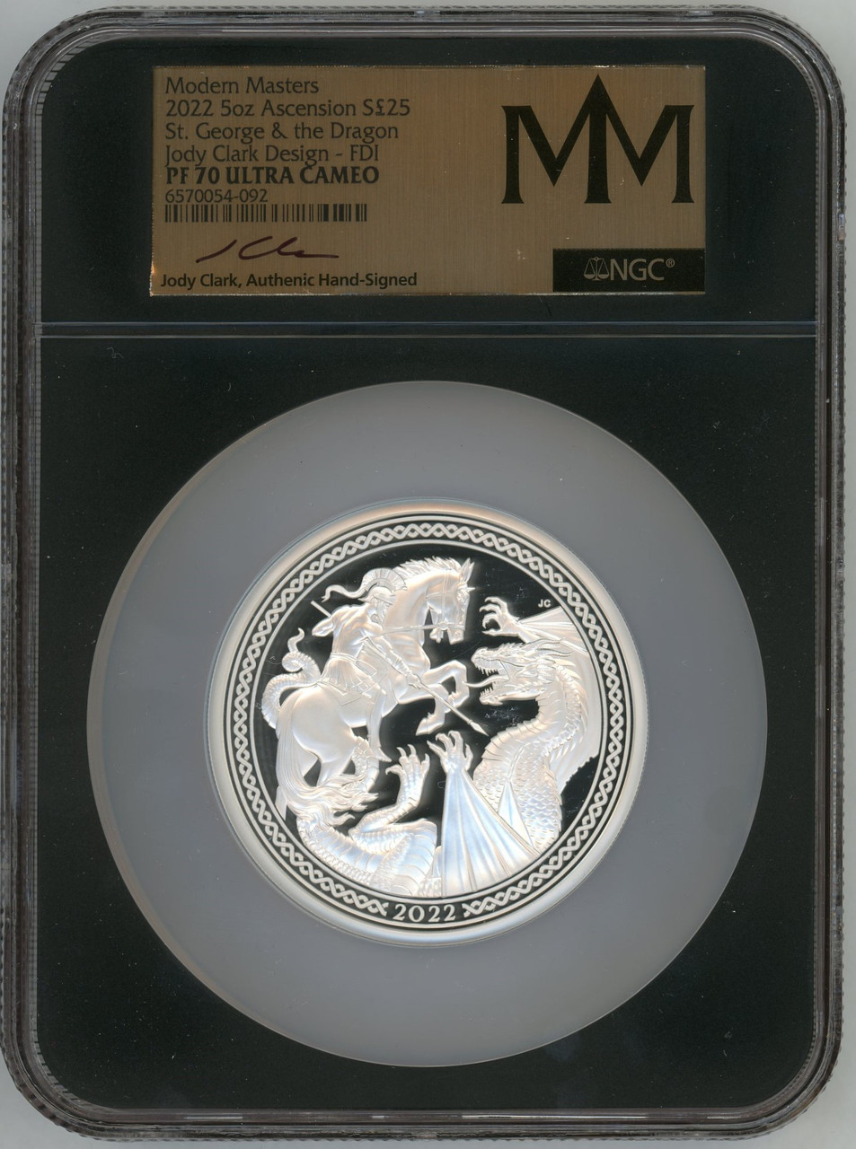 2022 3-Coin Set Ascension Island St. George & the Dragon PF70 NGC Ultra ...