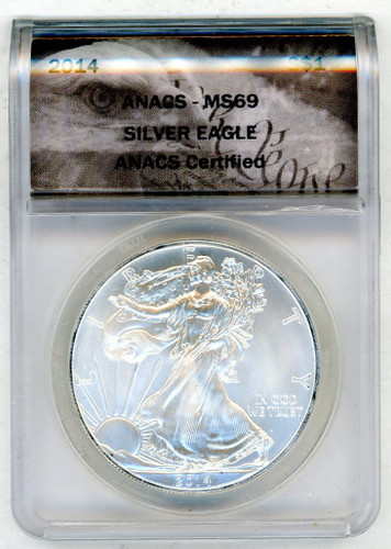 2014 ASE MS69 ANACS silver label - Capitol Mint