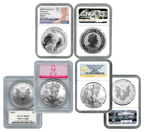 3-Coin set with individualized labels - Capitol Mint