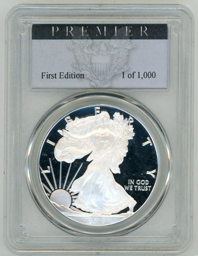 2018-W $1 Proof Silver Eagle PR70 PCGS Premier Congratulations Set ...