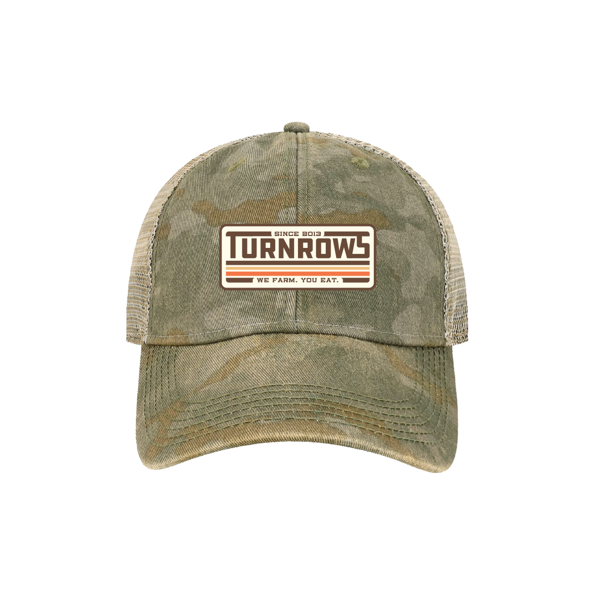 Retro Patch Trucker Cap (Camo)