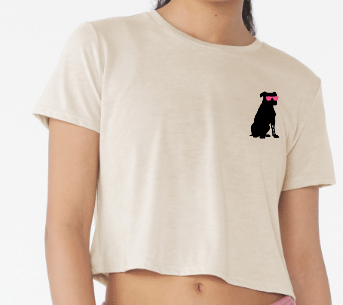 817 Pittie Beach Cropped Tee