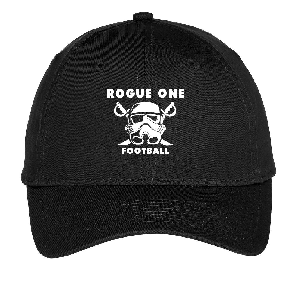 Rogue One Football Twill Cap-Heat Pressed Logo