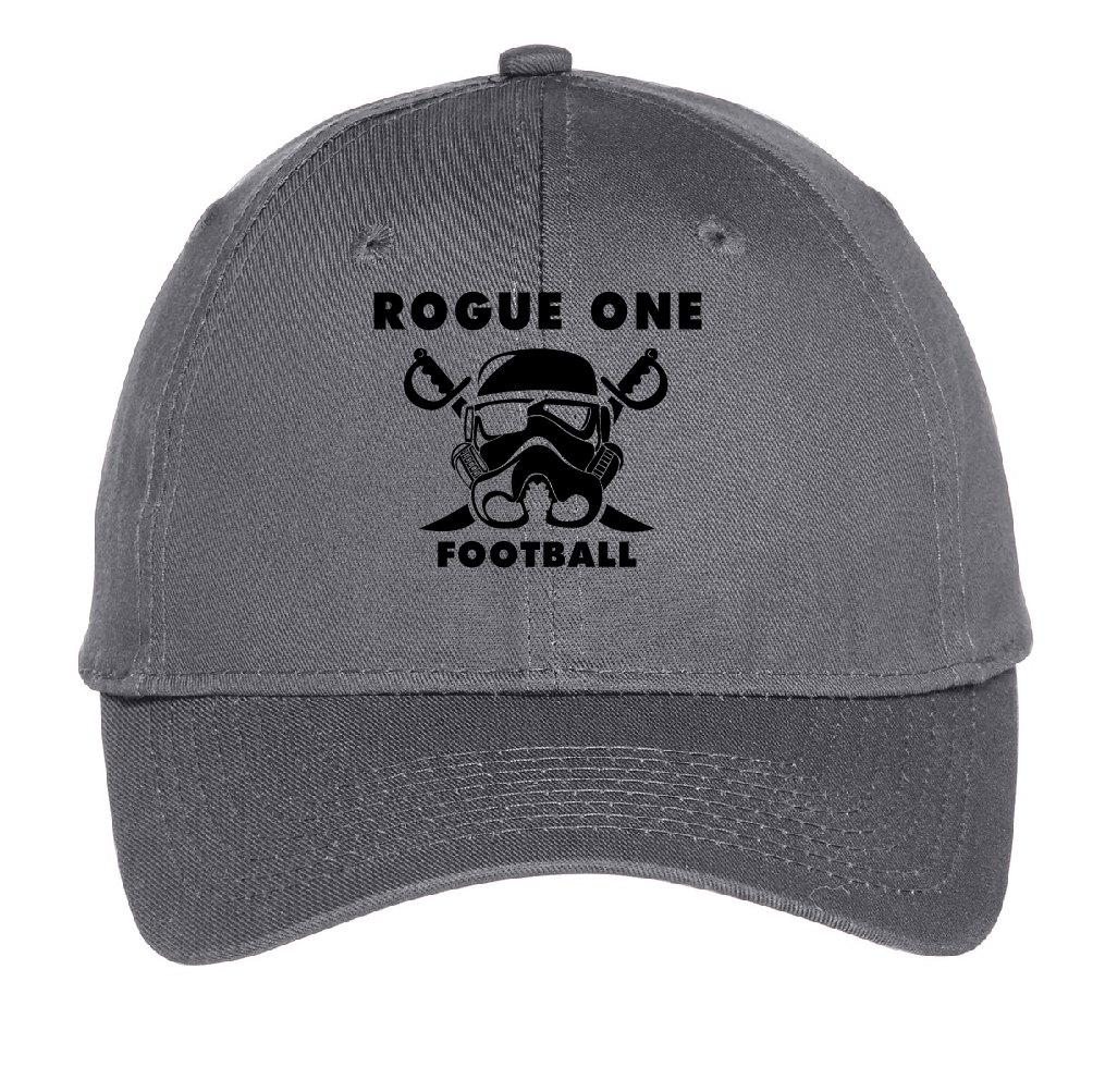 Rogue One Football Twill Cap-Heat Pressed Logo