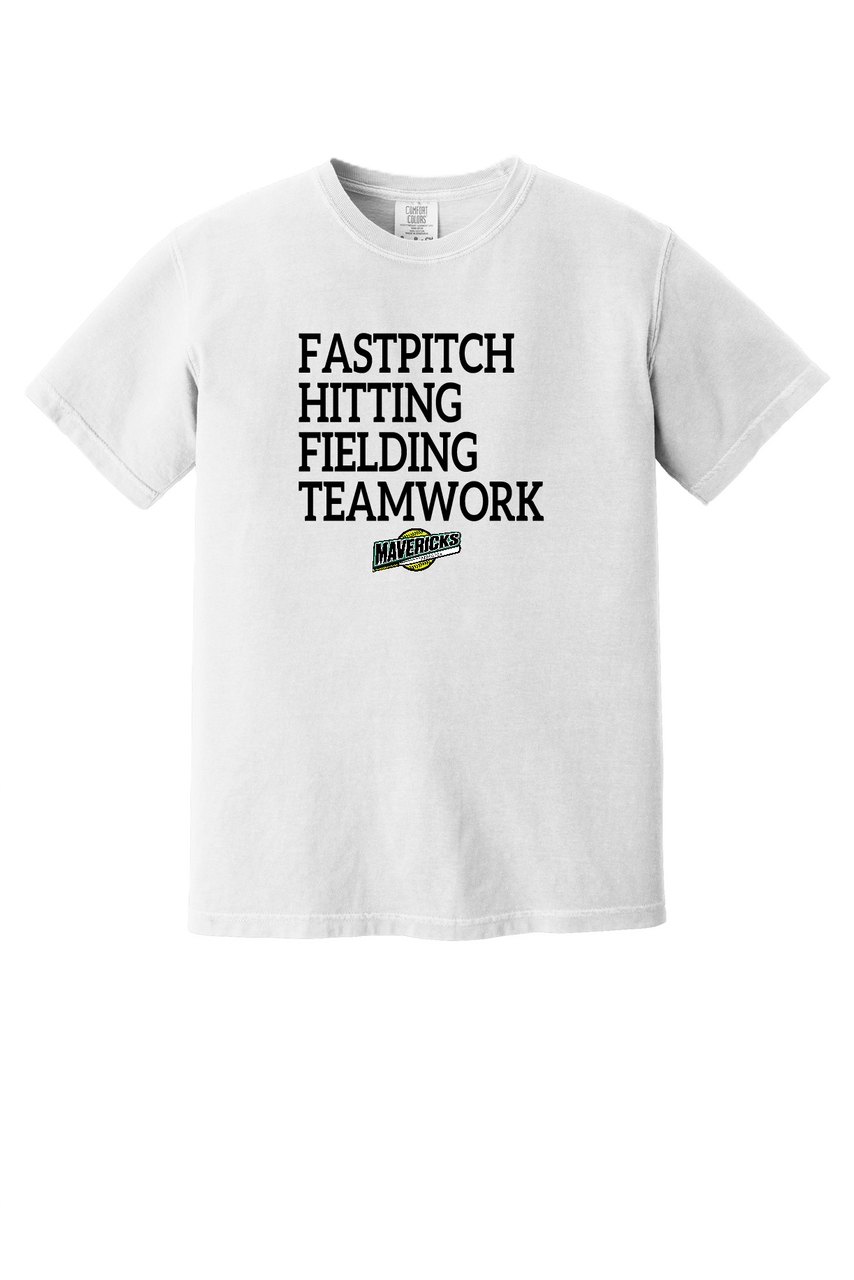 Mavericks - Words Logo - Comfort Colors Tee