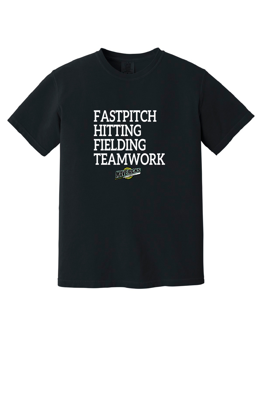 Mavericks - Words Logo - Comfort Colors Tee