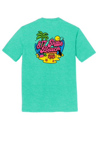 817 Pittie Beach Soft Cotton Tee