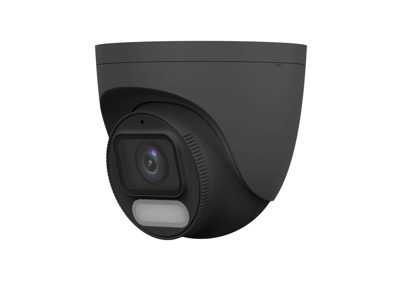 4MP Color Hunter with Wise ISP IP Turret Camera 2.8mm Lens Black - ZUUM