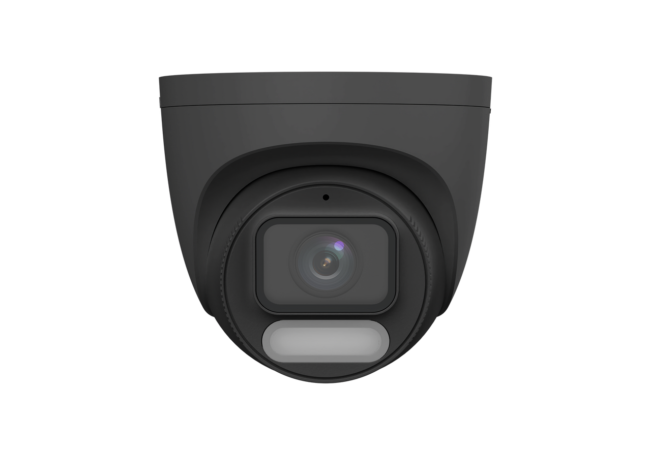 4MP Color Hunter with Wise ISP IP Turret Camera 2.8mm Lens Black - ZUUM