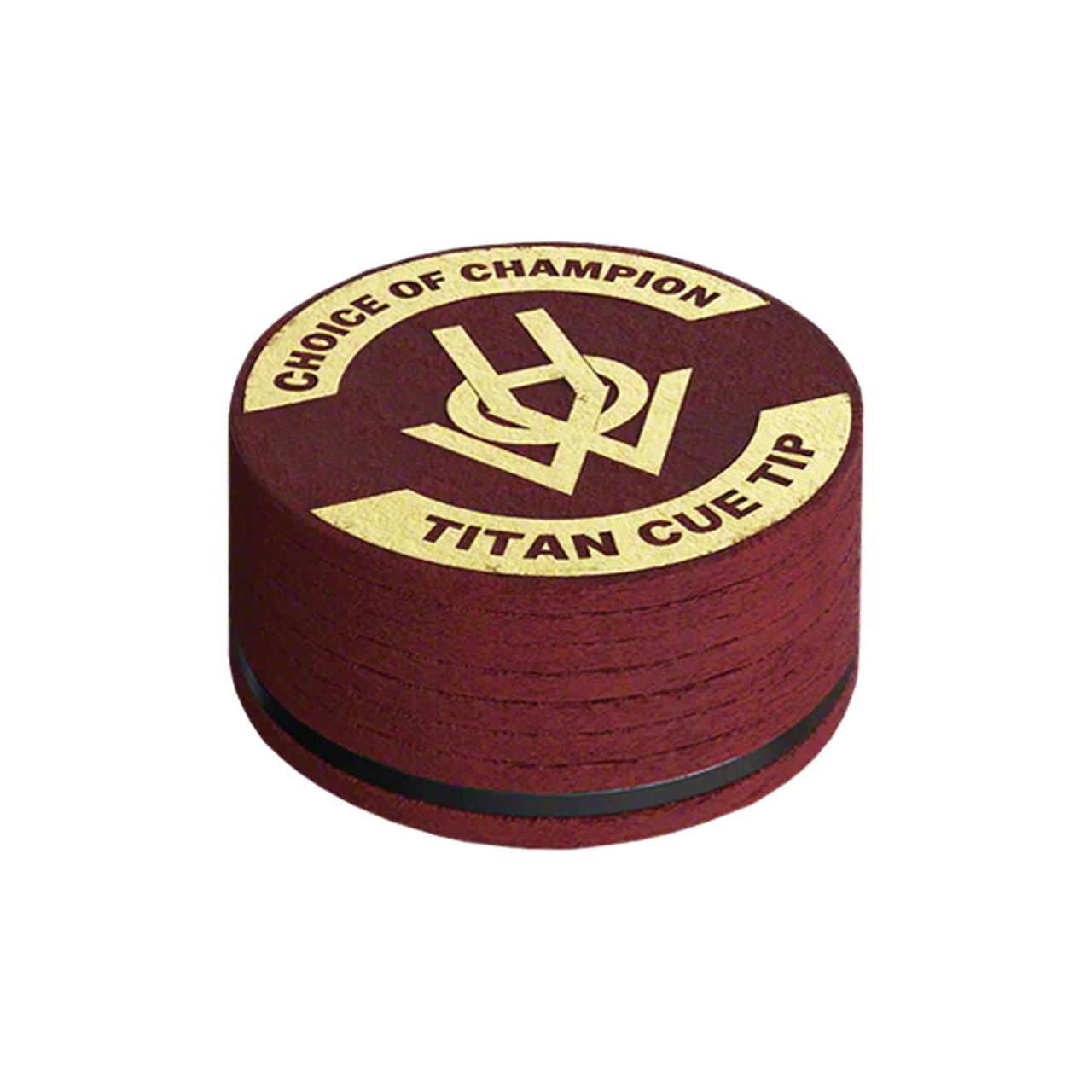 HOW Titan Leather Pool Cue Tip - FCI Billiards