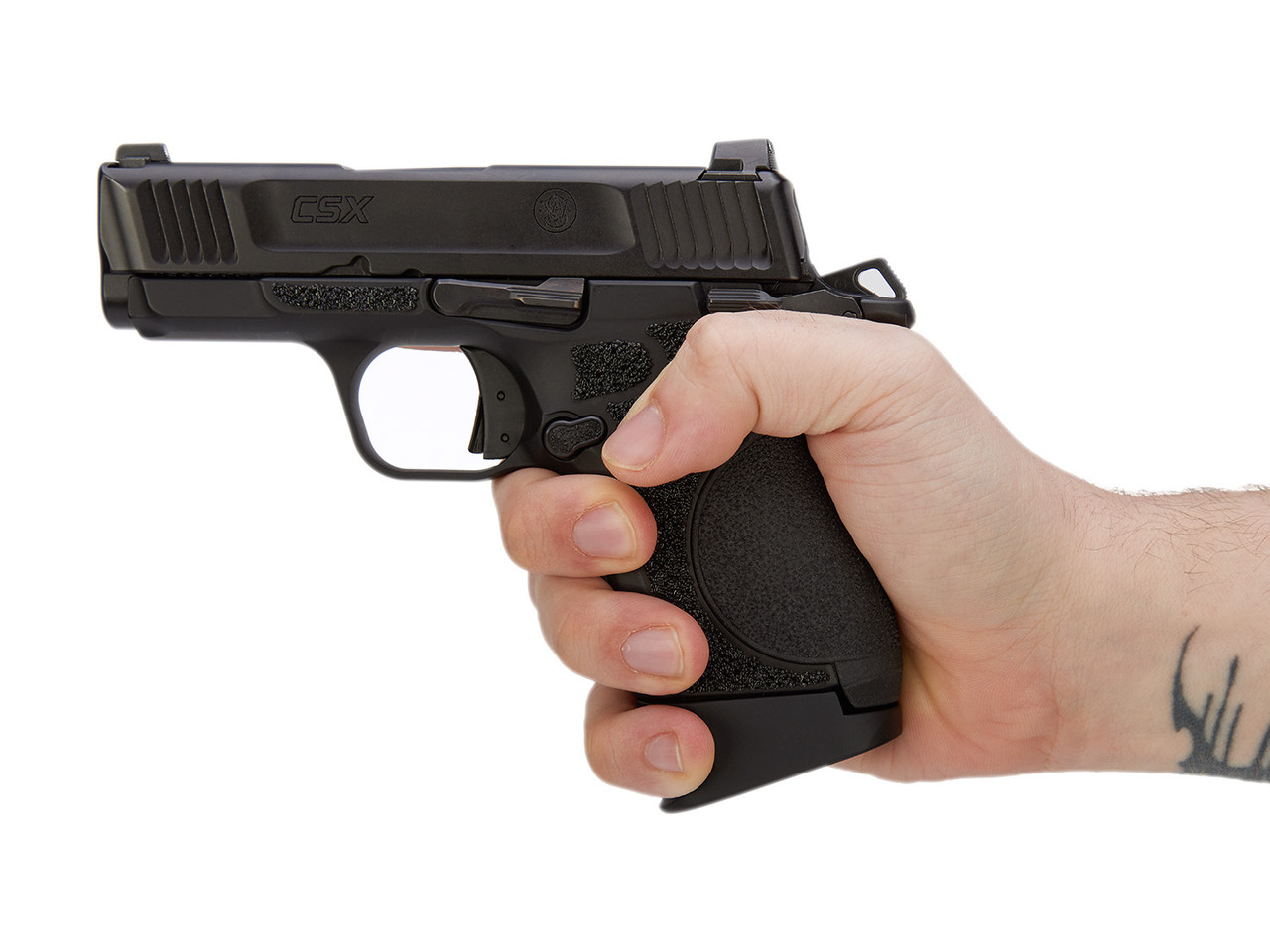 NDZ Magazine Plate Finger Grip Extension For Smith & Wesson CSX 10 Round Magazine (*LZ)