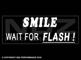 434 - Smile Wait for Flash 2 Line Underline
