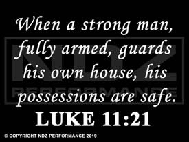 697 - Bible Luke 11:21