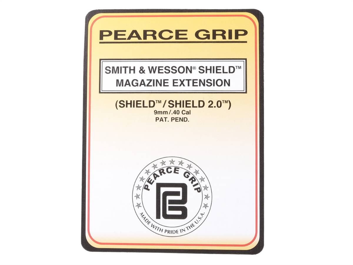 Pearce Grip Magazine Extension for Smith & Wesson Shield & Shield 2.0 ...