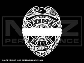 Fallen Officers Logo Honor The Fallen Police – SymbolArts Shop