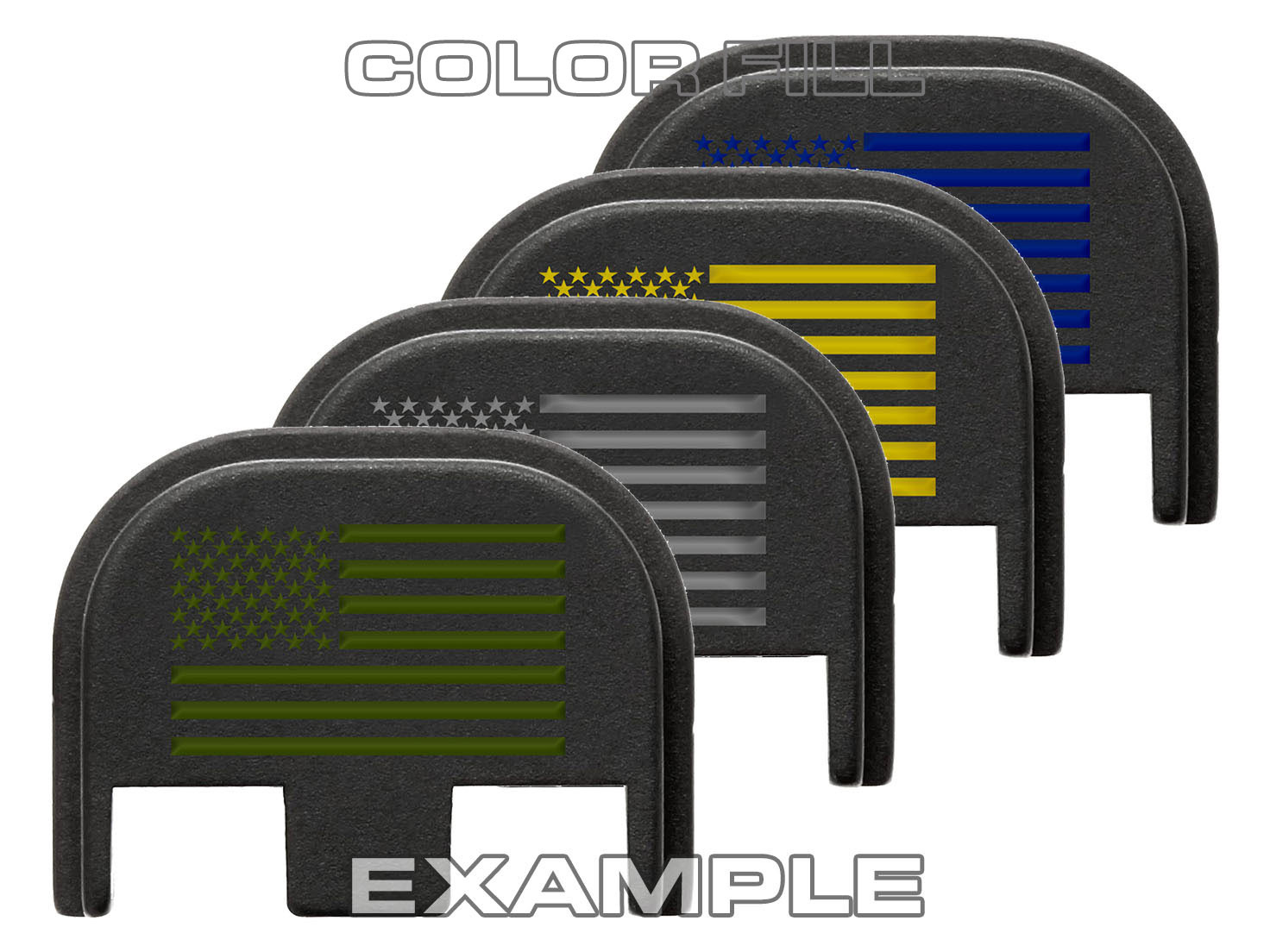 NDZ Glock Gen 5 Rear Slide Cover Plate, 17 19 19X 20 21 22 23 26 27 34 ...