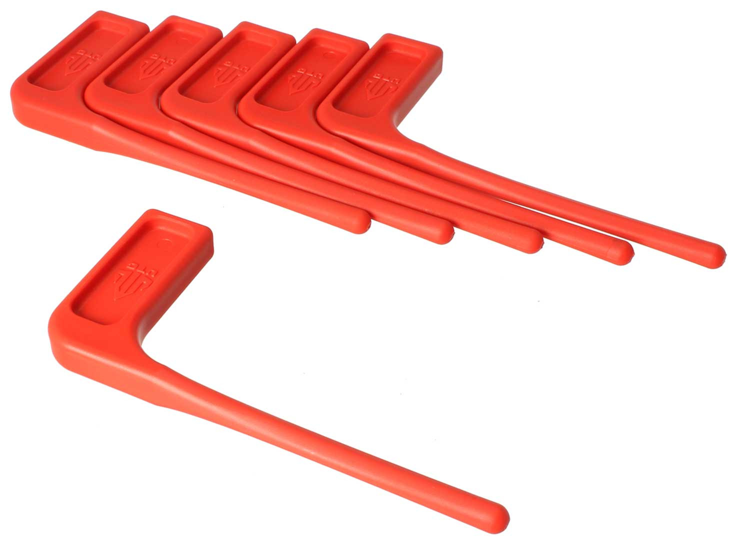 Leapers UTG Universal Firearm Chamber Safety Flag - Orange - 6pcs Set