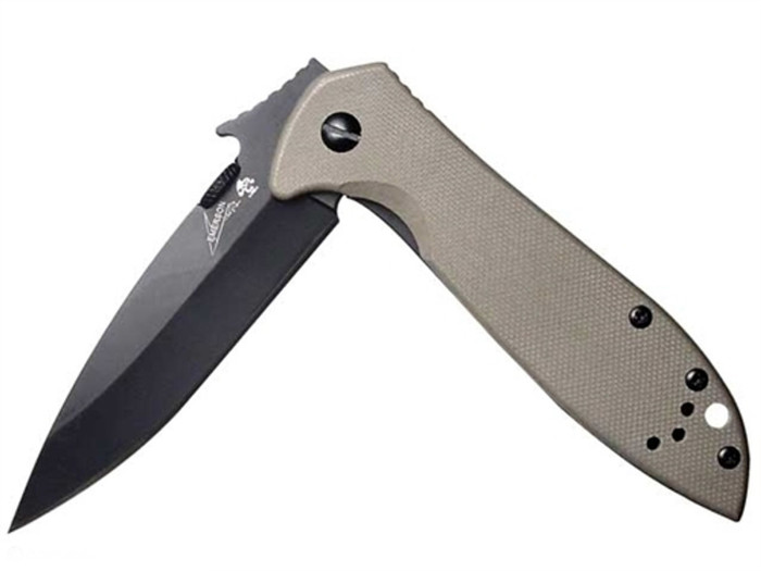 Kershaw Emerson Wave Pocket Knife CQC-4K P/N 6054BRNBLK | NDZ Performance
