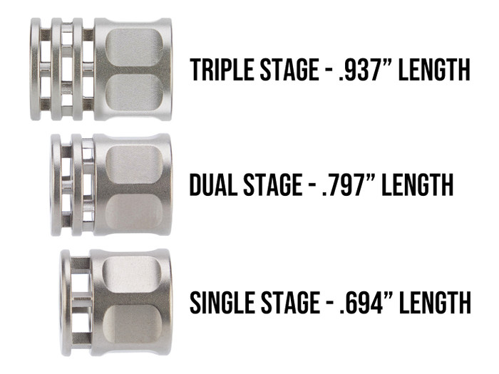 NDZ Helix Multi Stage Micro Comp, 1/2 x 28 Thread | NDZ Performance